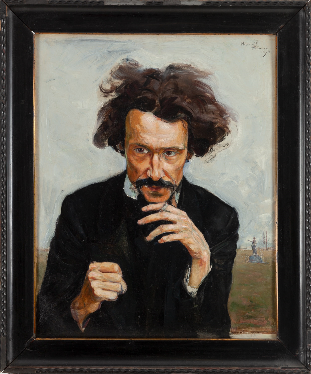 Vlastimil Hoffman | Portrait of Jozef Albin Herbaczewski (1914) | MutualArt