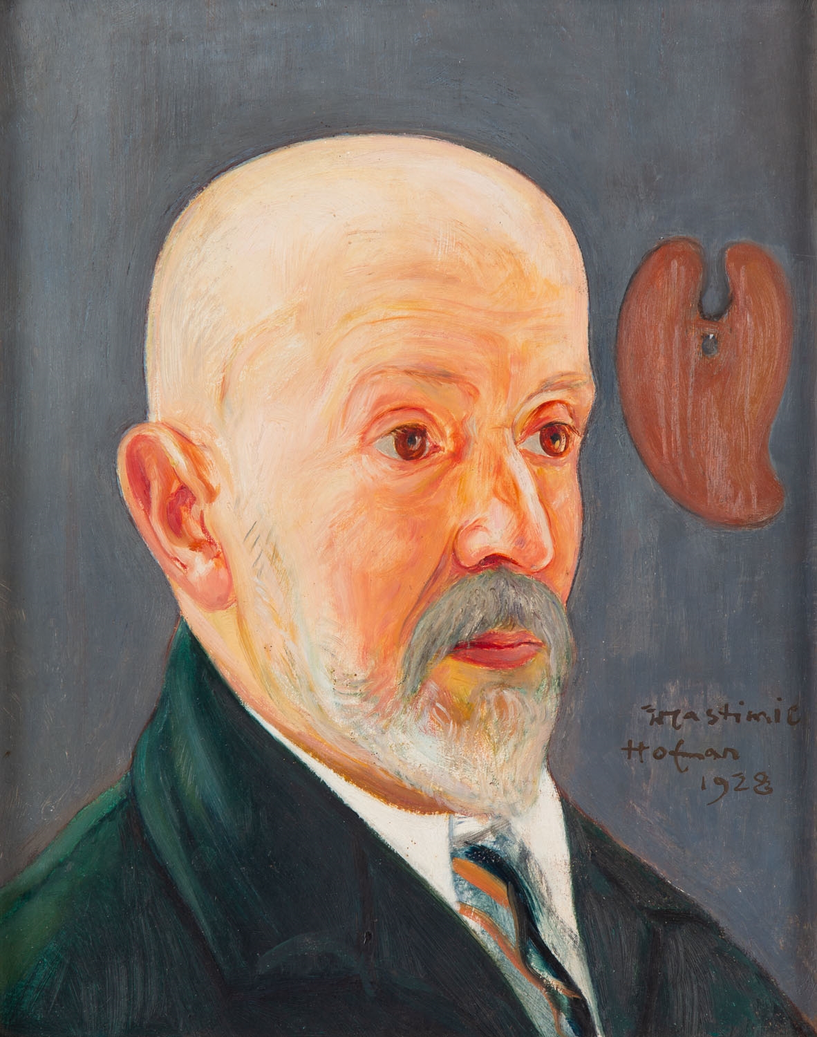Vlastimil Hoffman | Portrait of Jacek Malczewski (1928) | MutualArt
