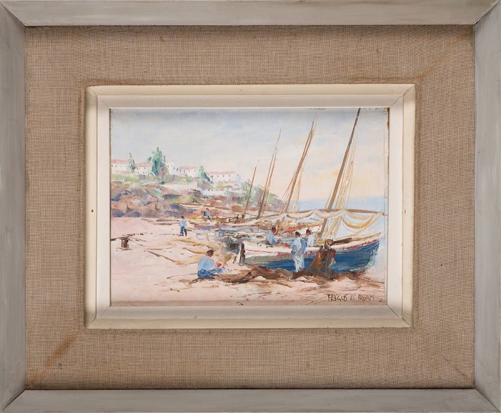 Fergus O'Ryan | PREPARING NETS | MutualArt