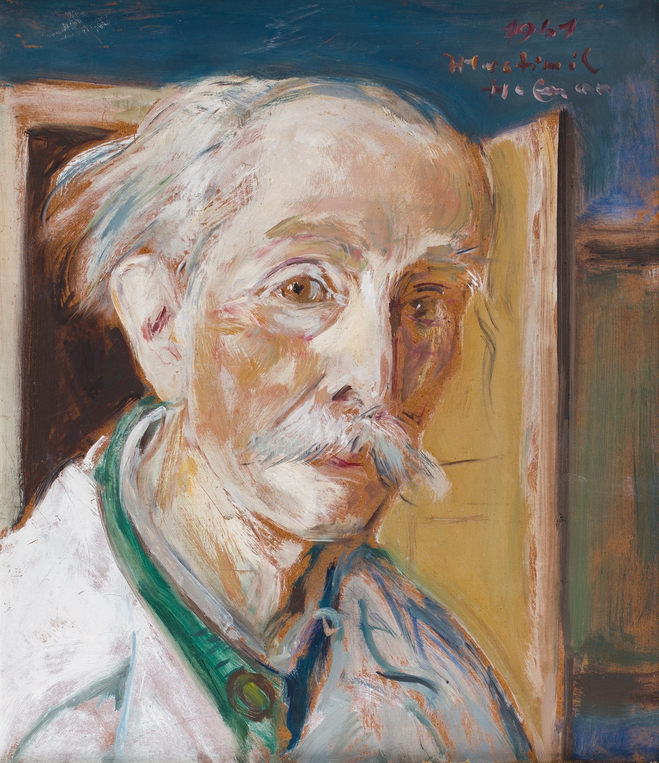 Vlastimil Hoffman | Self-portrait (1961) | MutualArt