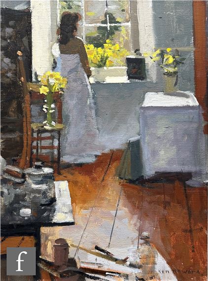 Ken Howard | Model in the Studio | MutualArt