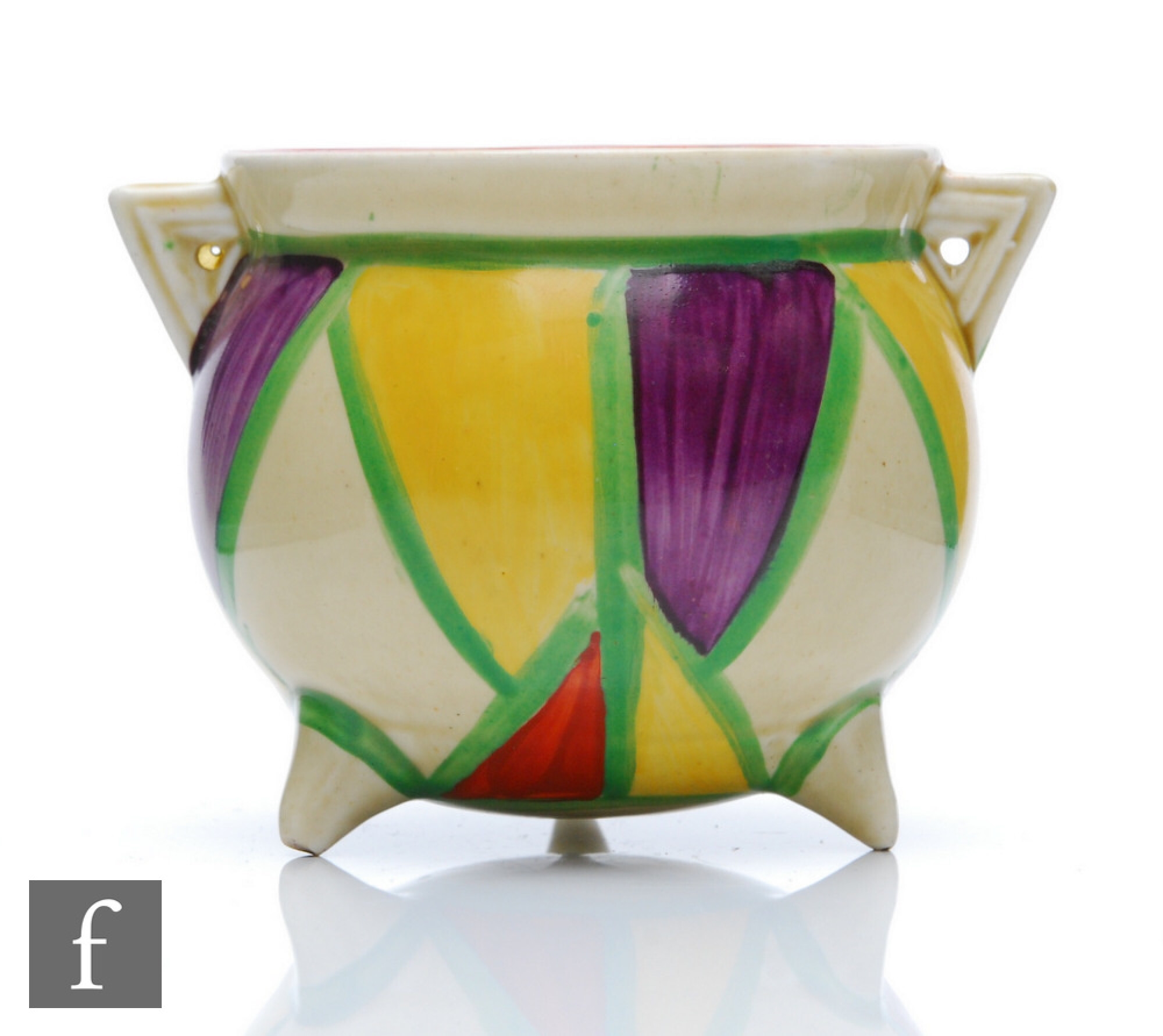 Clarice Cliff | Original Bizarre - A small cauldron (Circa 1929 ...