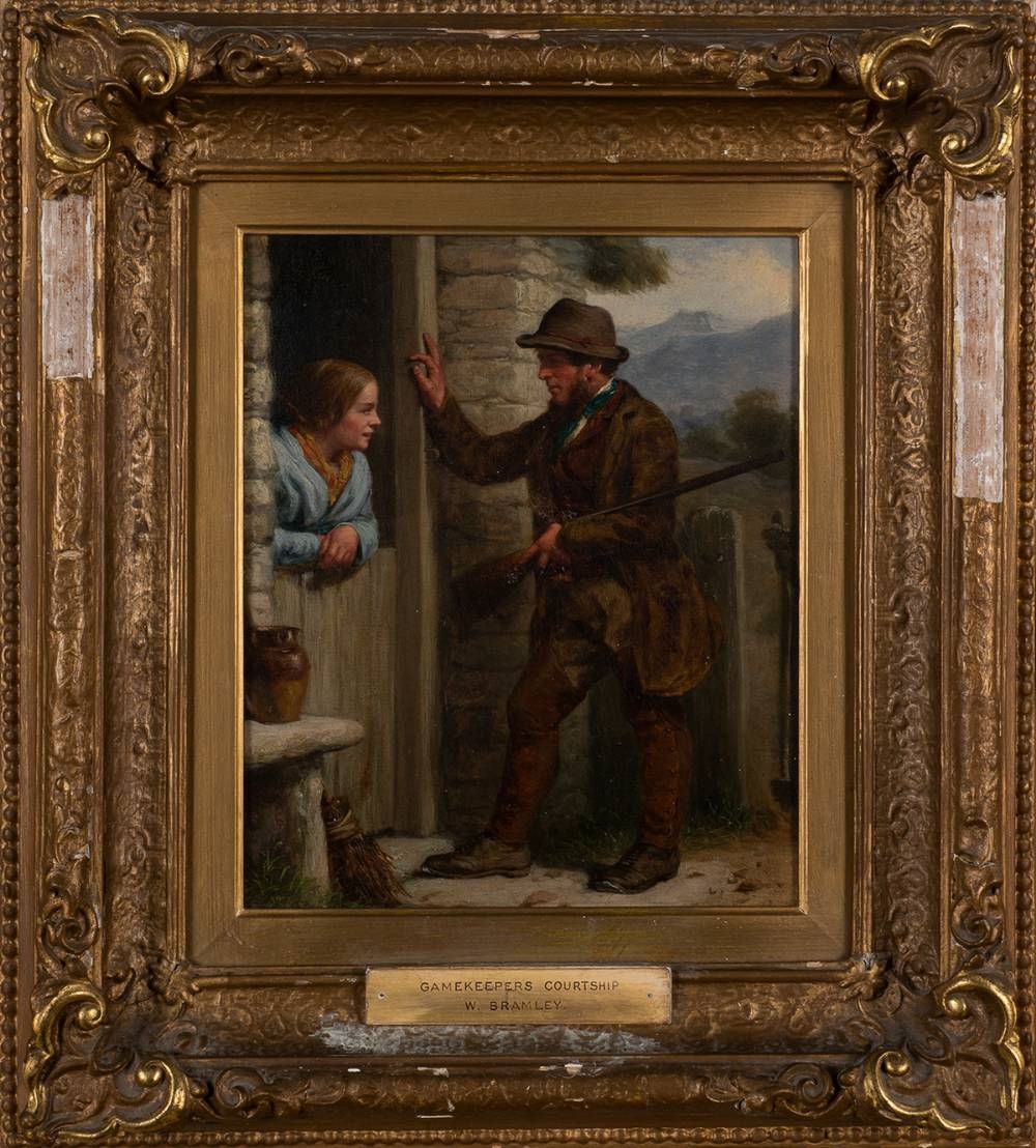 William Bramley | GAMEKEEPER'S COURTSHIP | MutualArt