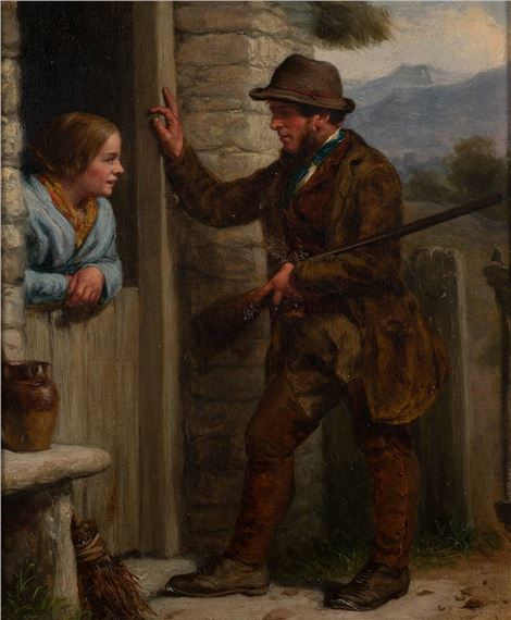 William Bramley | GAMEKEEPER'S COURTSHIP | MutualArt