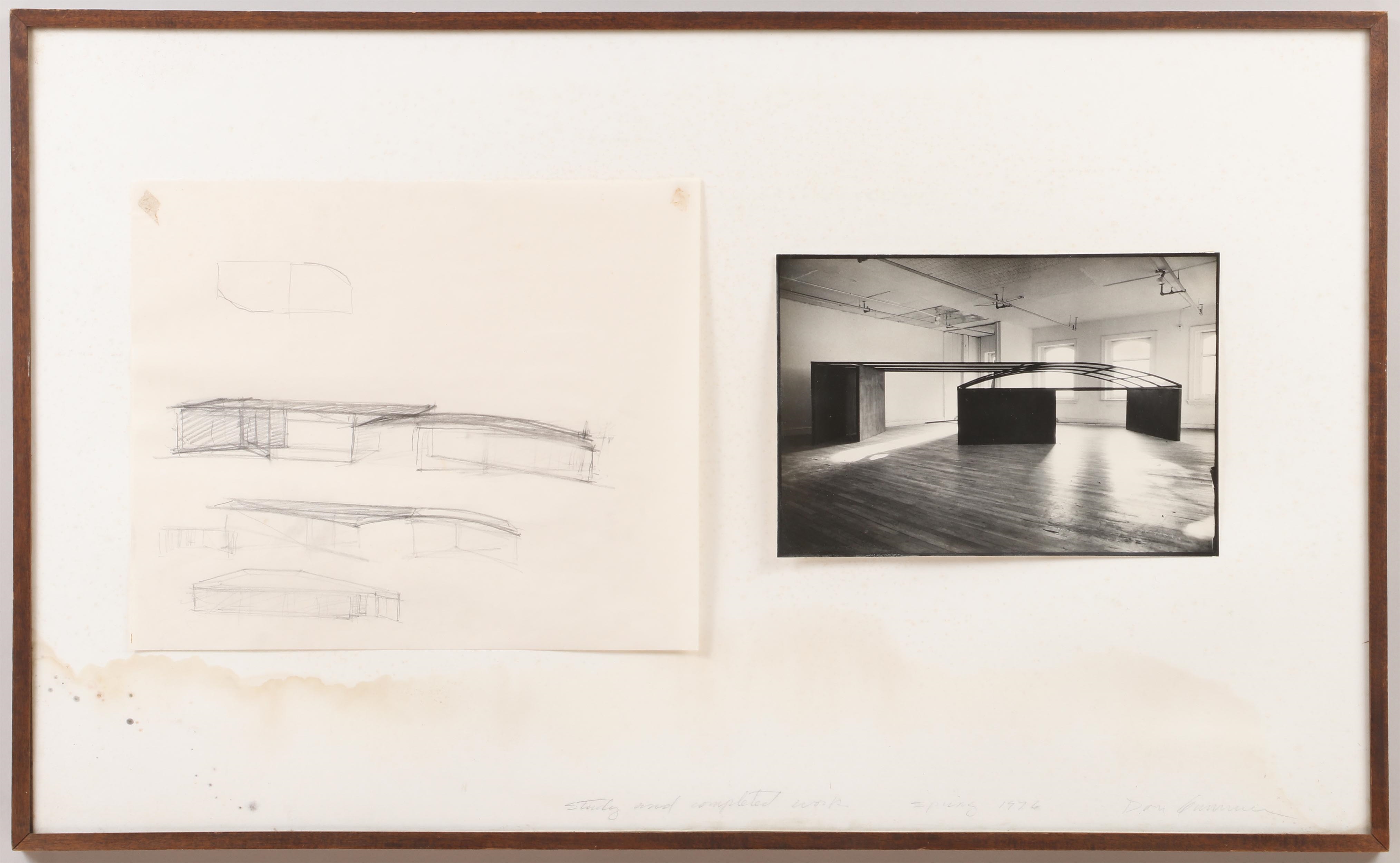Don Gummer | Study and Completed Work (1976) | MutualArt