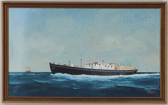 Joe Selby | yacht portrait (1933) | MutualArt