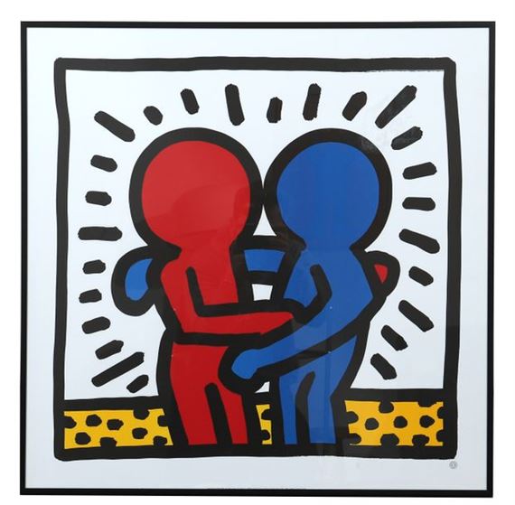Keith Haring | Best Friends (1992) | MutualArt