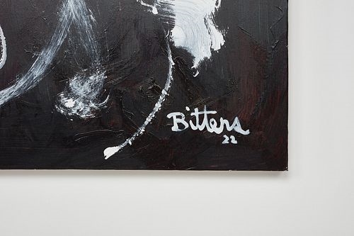Stan Bitters | Large untitled abstract painting (2022) | MutualArt