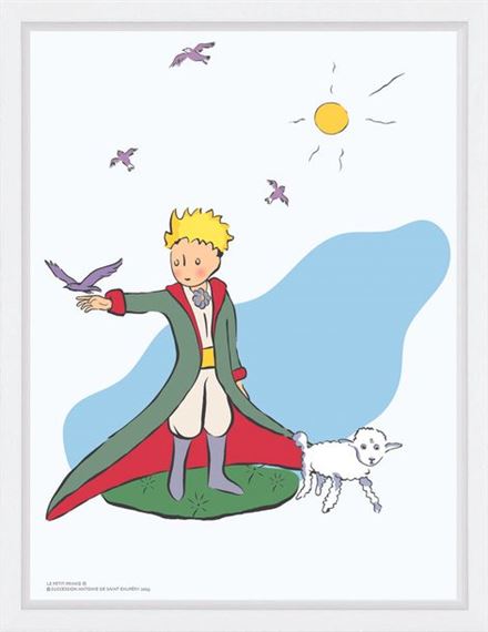 Antoine de Saint-Exupéry | The Little Prince and the birds | MutualArt