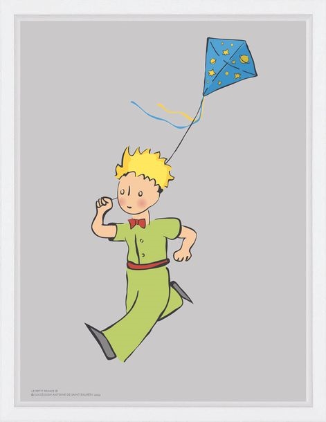 Antoine de Saint-Exupéry | The Little Prince running | MutualArt