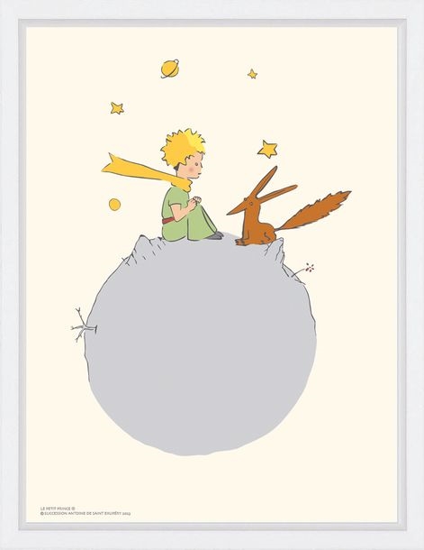 Antoine de Saint-Exupéry | The Little Prince and the fox | MutualArt