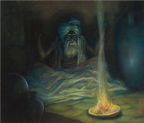 Nikolay Kalmakov | The Invocation (1927) | MutualArt