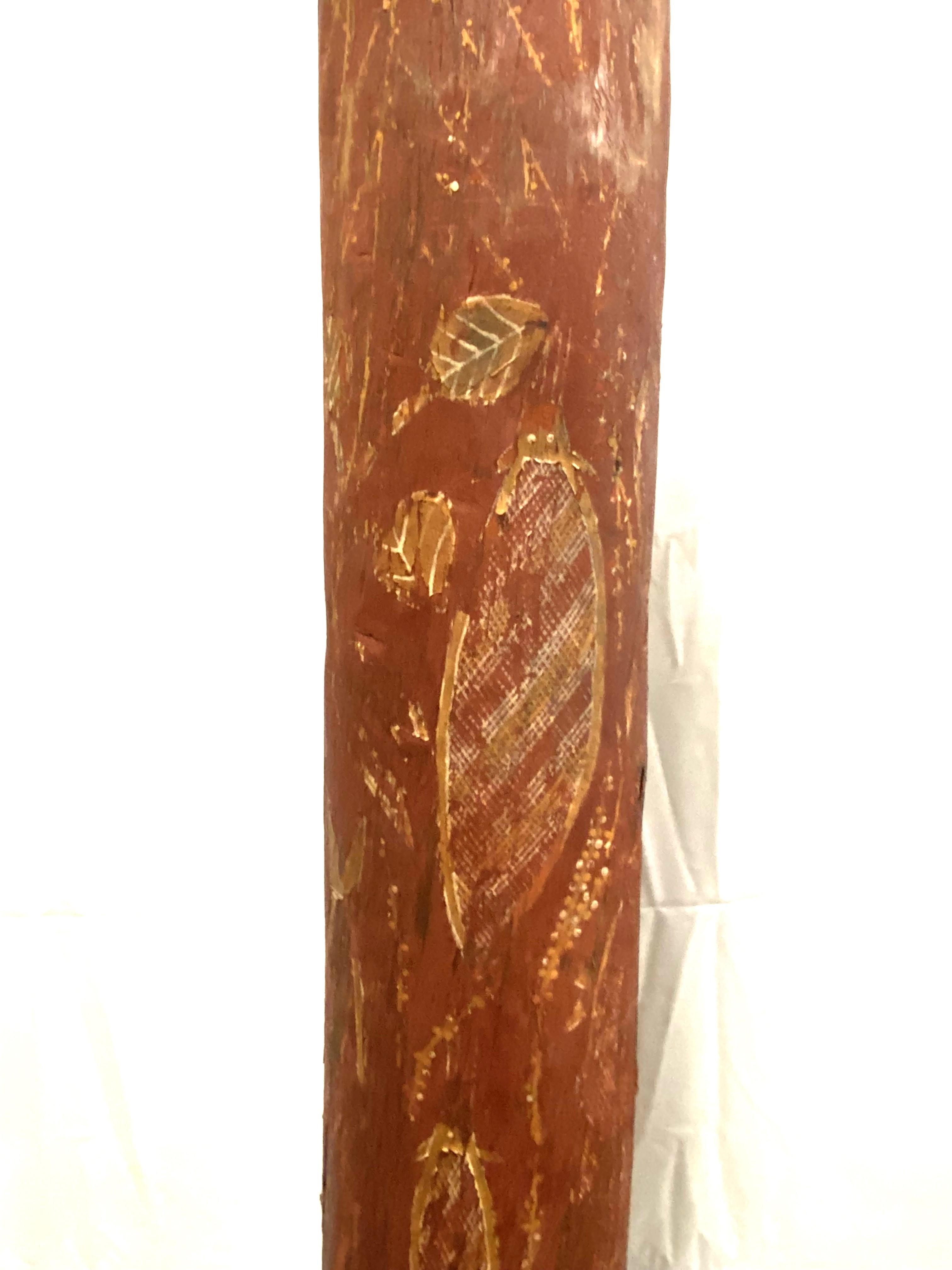 Australian School, 20th Century | An Aboriginal hollow log bone coffin ...