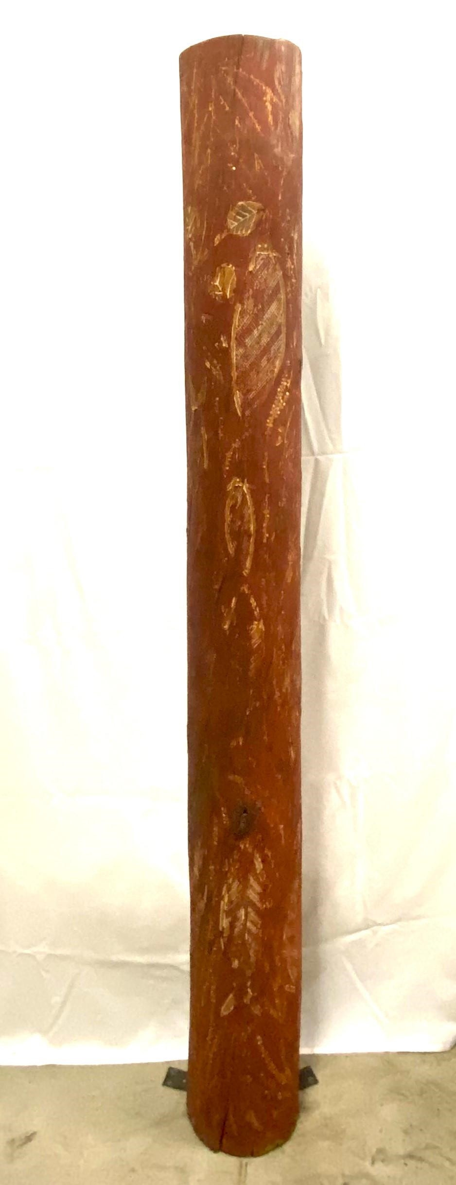 Australian School, 20th Century | An Aboriginal hollow log bone coffin ...