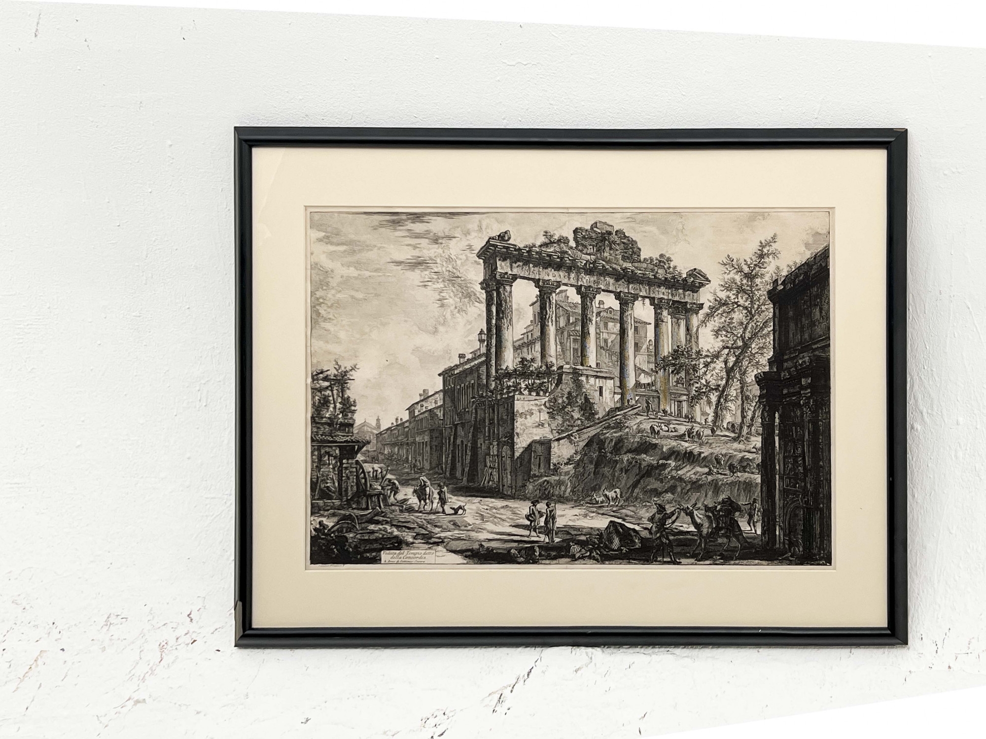 Giovanni Battista Piranesi | Veduta del Tempio detto della Concordia ...