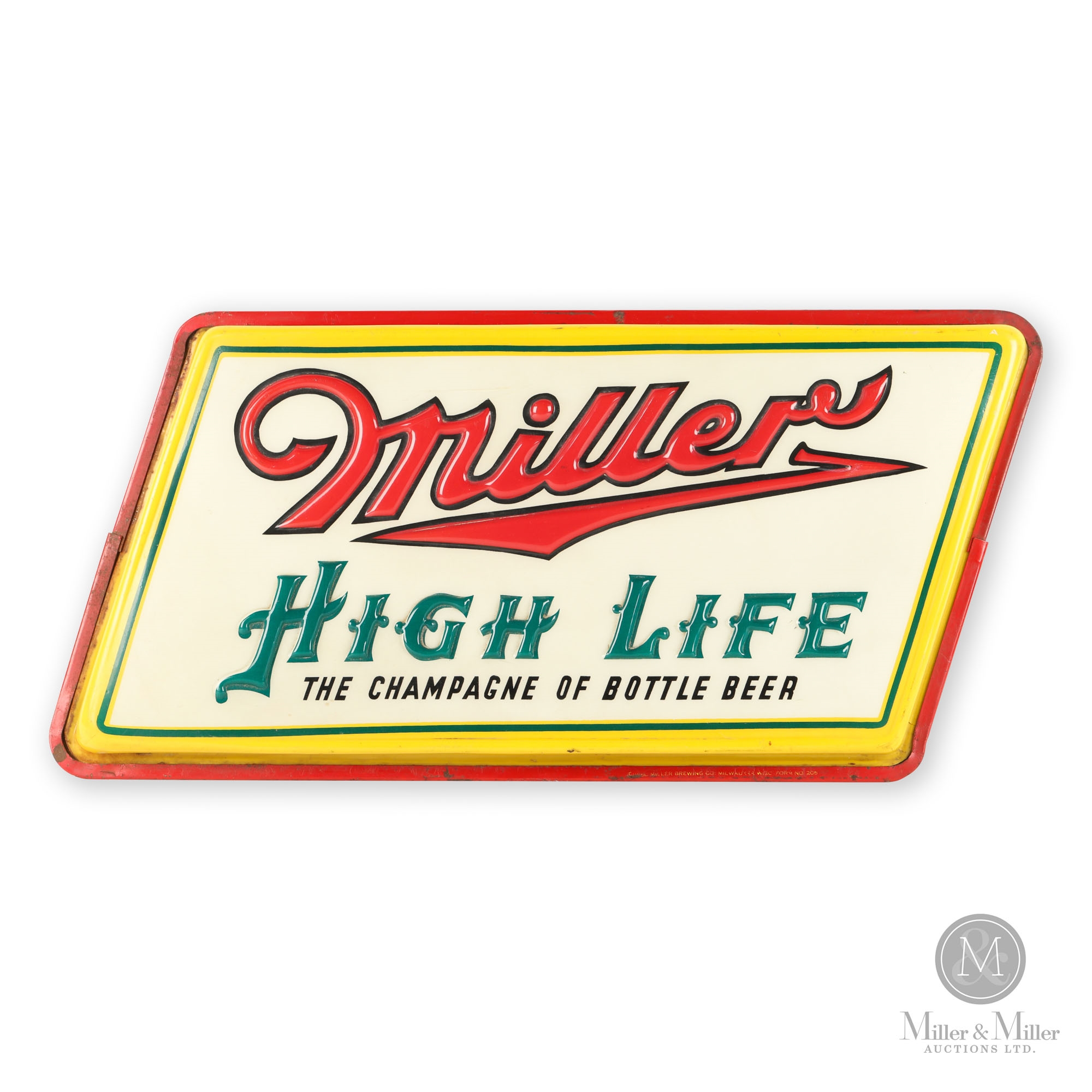 Copyright | Miller High Life Beer Lighted Sign (1950) | MutualArt