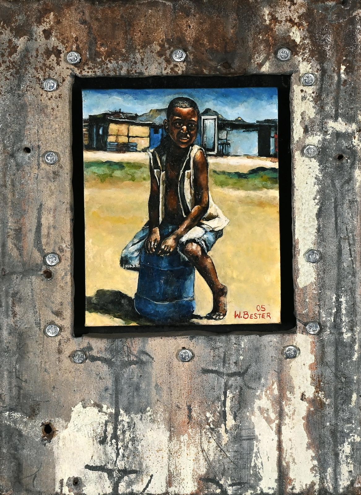 Willie Bester | Boy and Drum (2005) | MutualArt