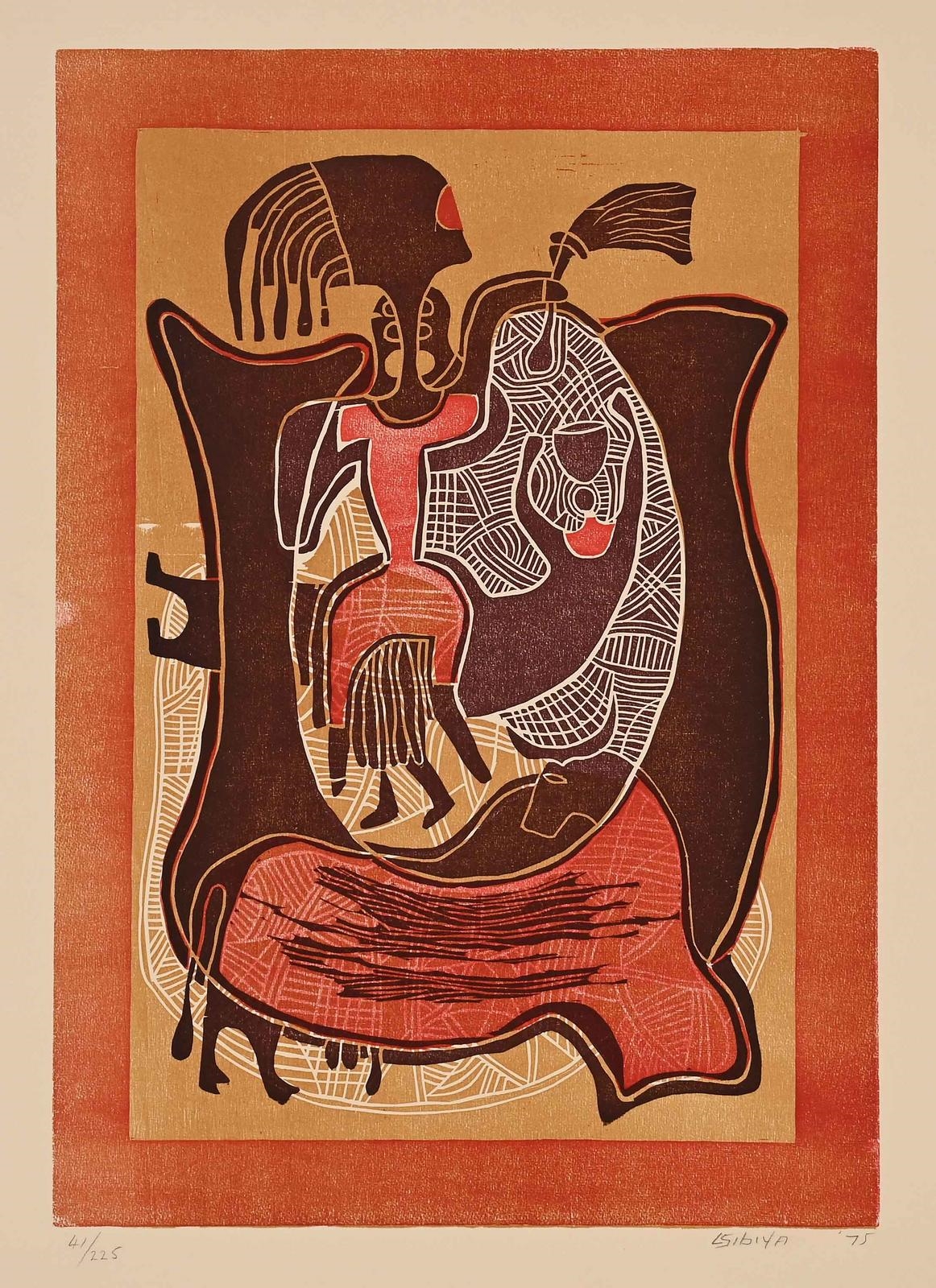 Lucky Sibiya | Sangomas Welcoming Mabatha (1975) | MutualArt