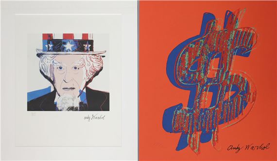 Andy Warhol | Dollar Sign; Uncle Sam | MutualArt