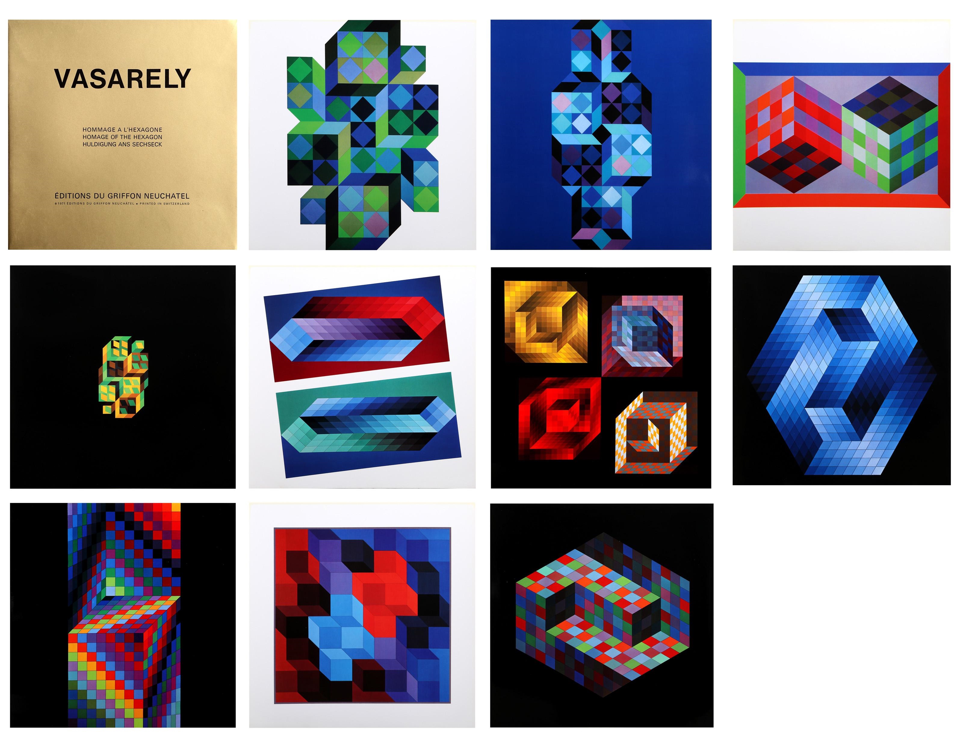 Victor Vasarely | Homage Of The Hexagon (1971) | MutualArt