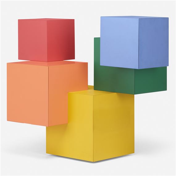 Scott Burton | Five-Part Storage Cubes (1982) | MutualArt