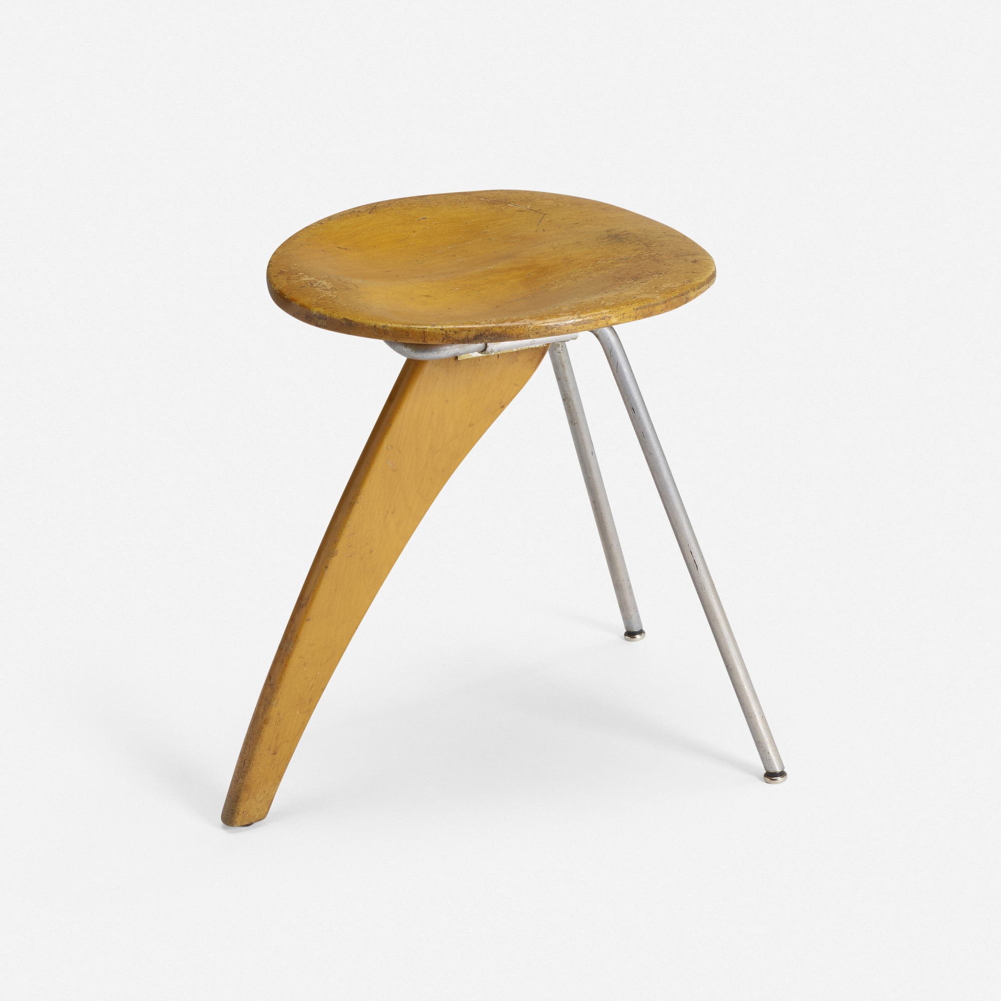 Isamu Noguchi | Rudder stool, model IN-22 (1944) | MutualArt