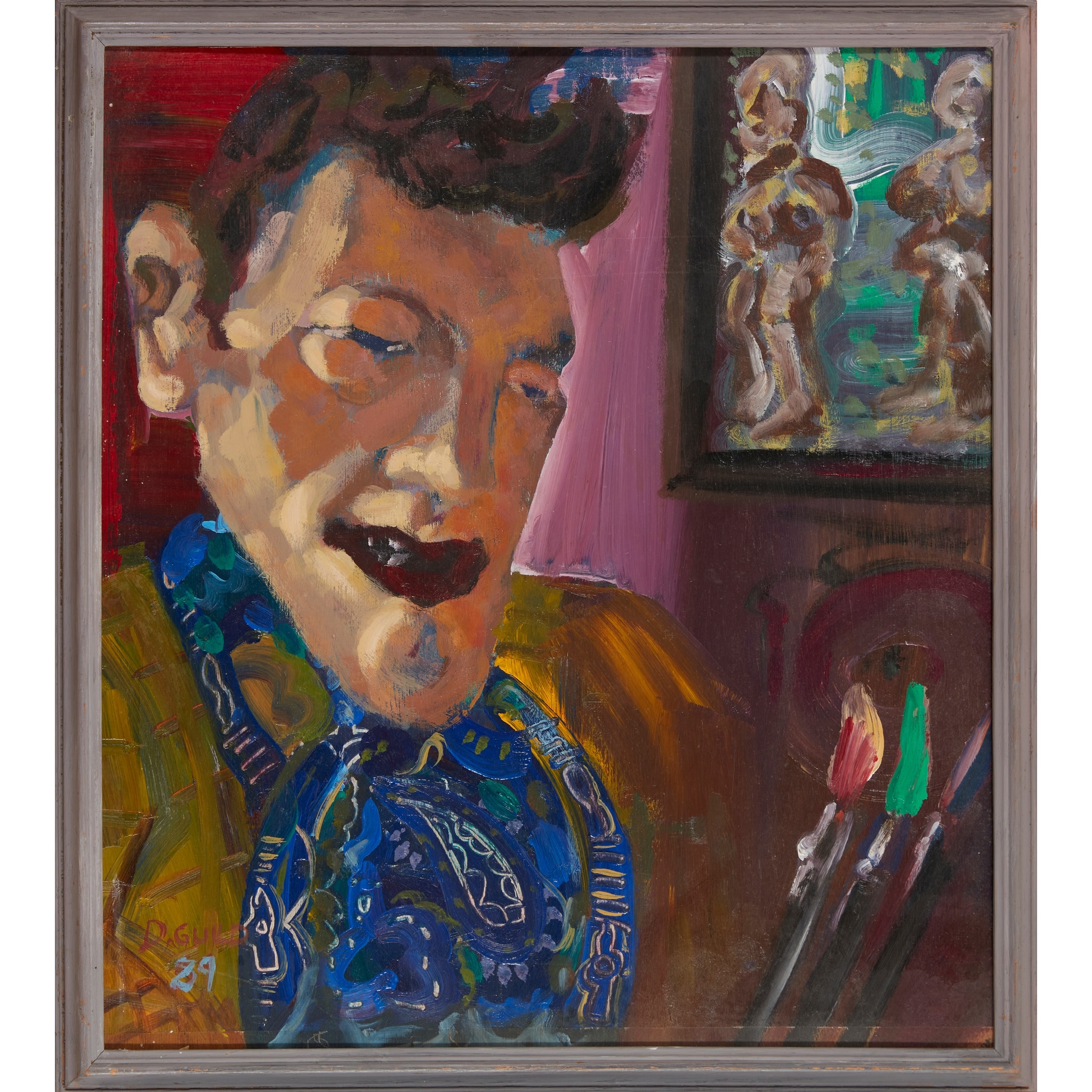 Derrick Guild | PORTRAIT OF THE ARTIST - 1989 (1989) | MutualArt