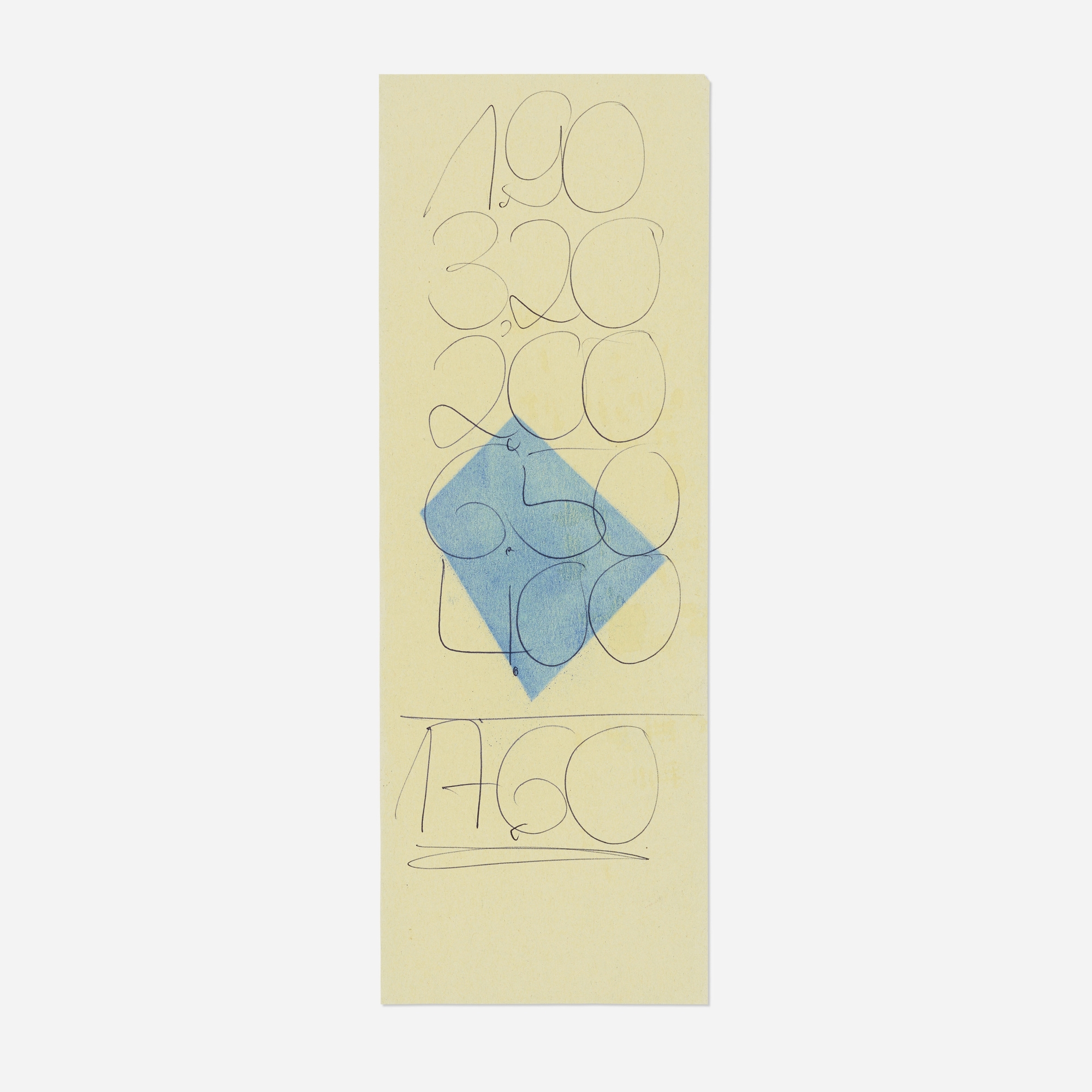 Jonathan Monk | Restaurant Drawings with one original receipt drawing ...