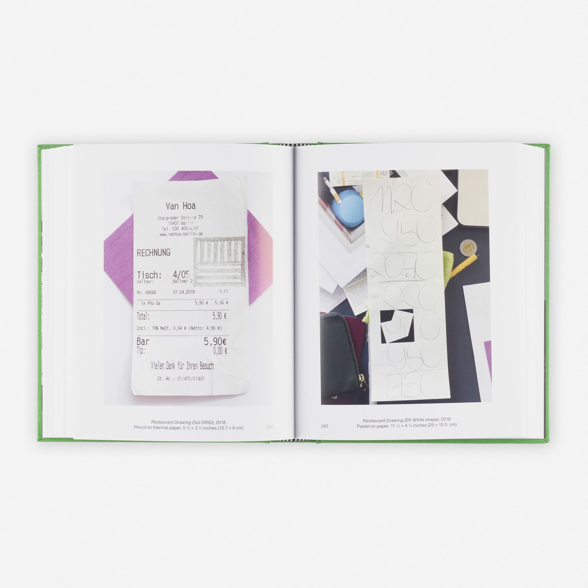 Jonathan Monk | Restaurant Drawings with one original receipt drawing ...