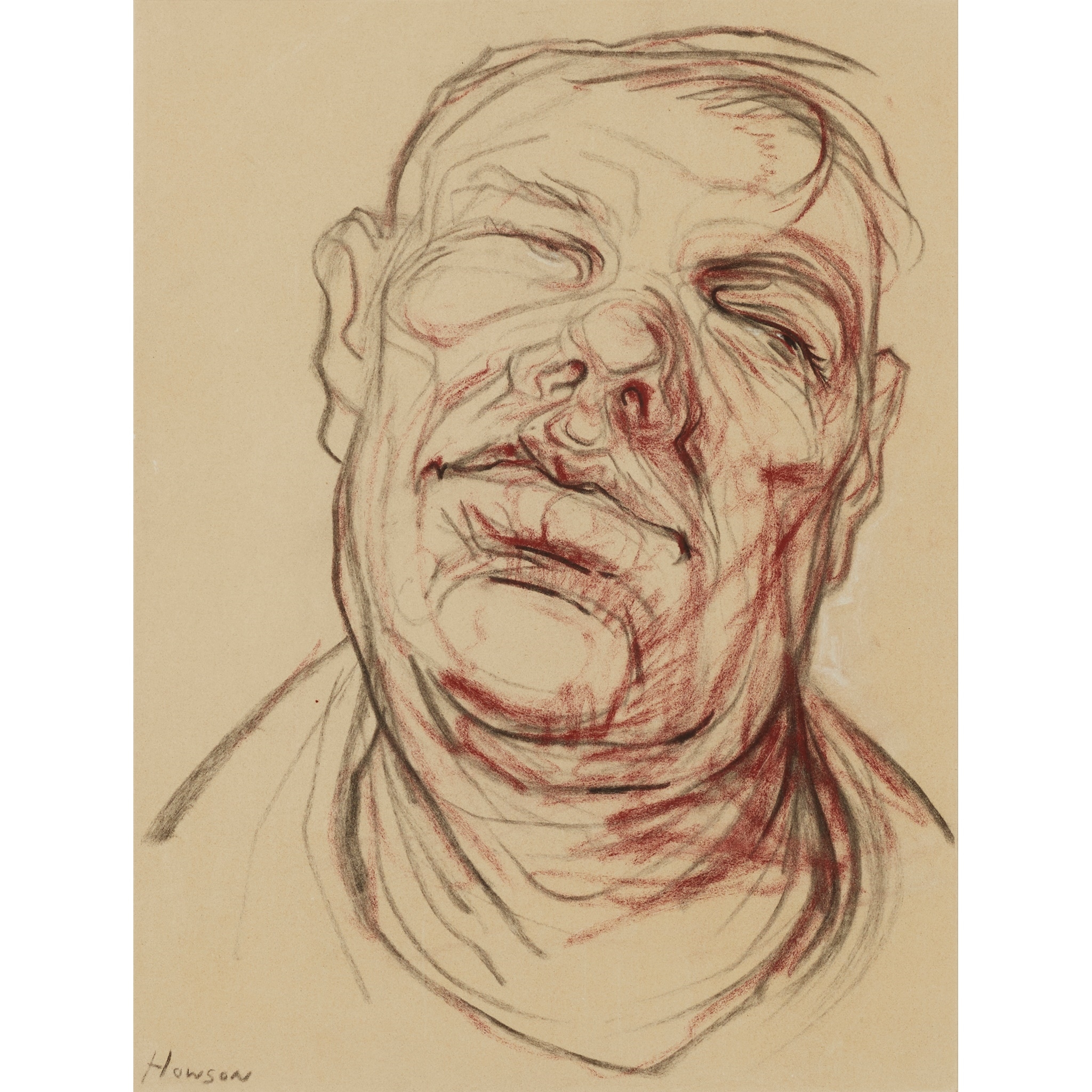 Peter Howson Obe | HEAD STUDY | MutualArt