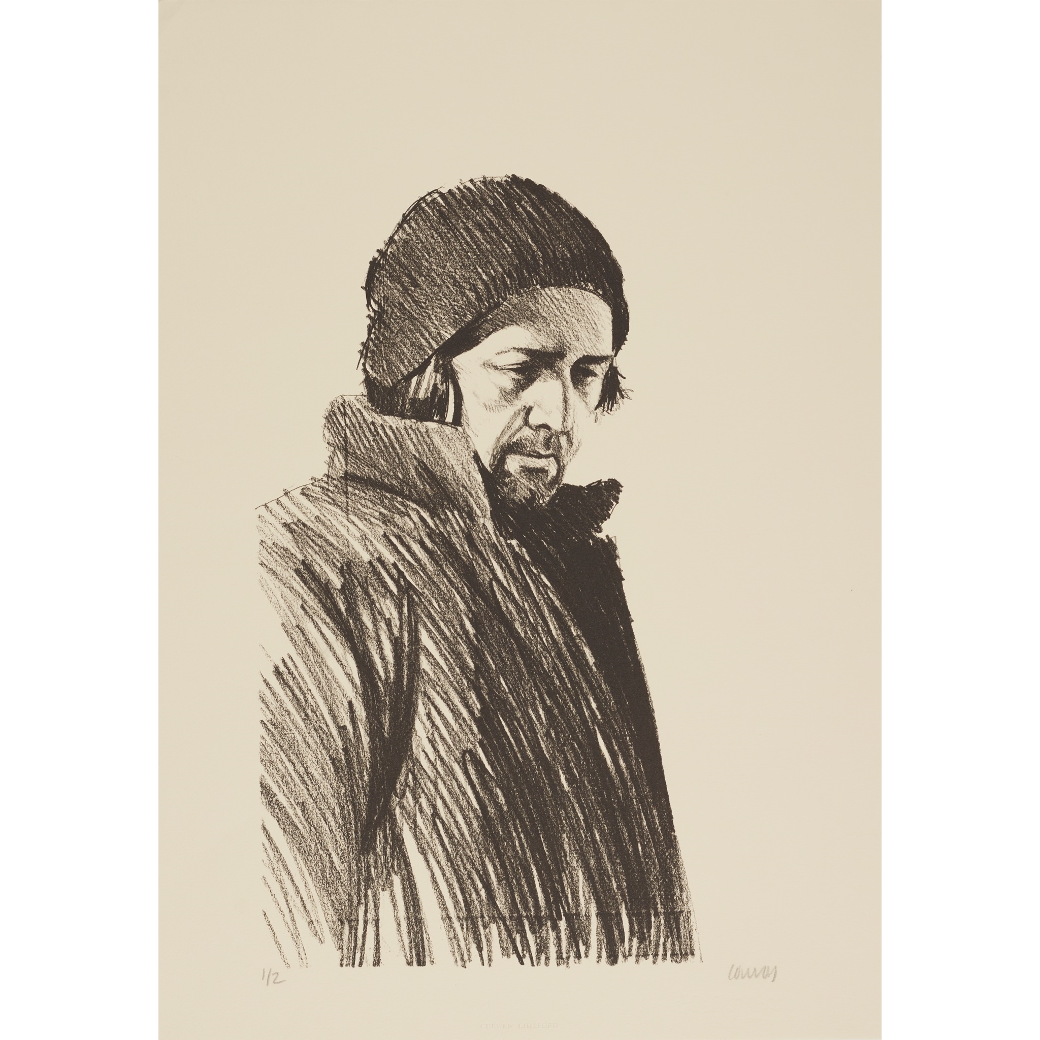 Stephen Conroy | BEARDED 1/2 FIGURE WITH CAP | MutualArt