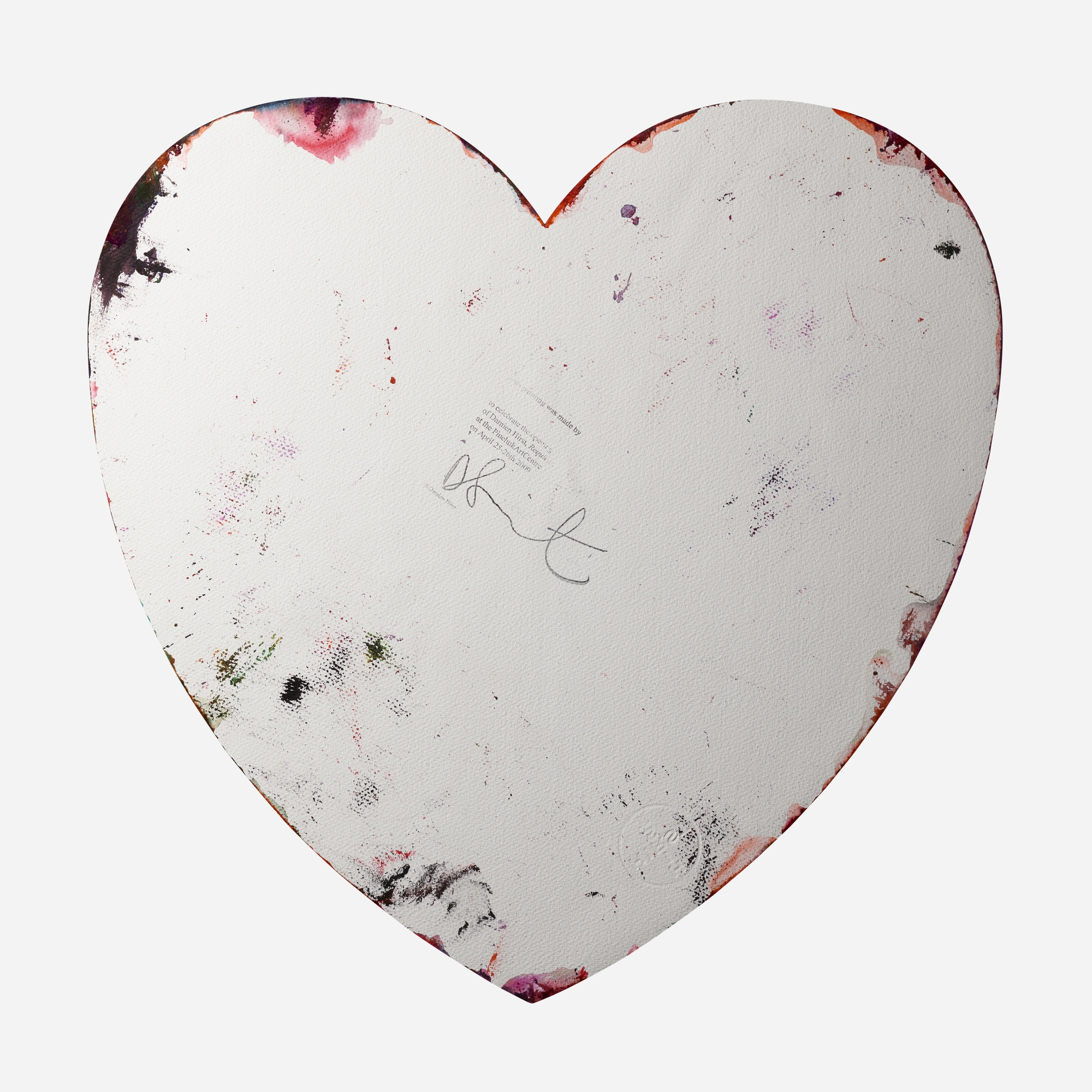 Damien Hirst | Heart Spin Painting (2009) | MutualArt