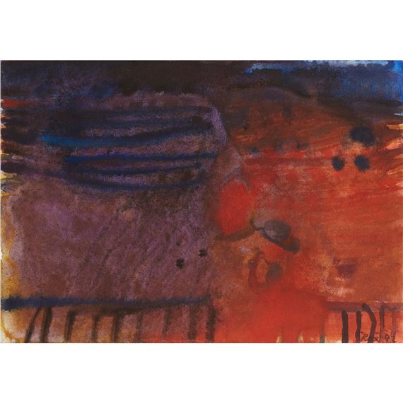 Barbara Rae | Standing Stone (1979) | MutualArt