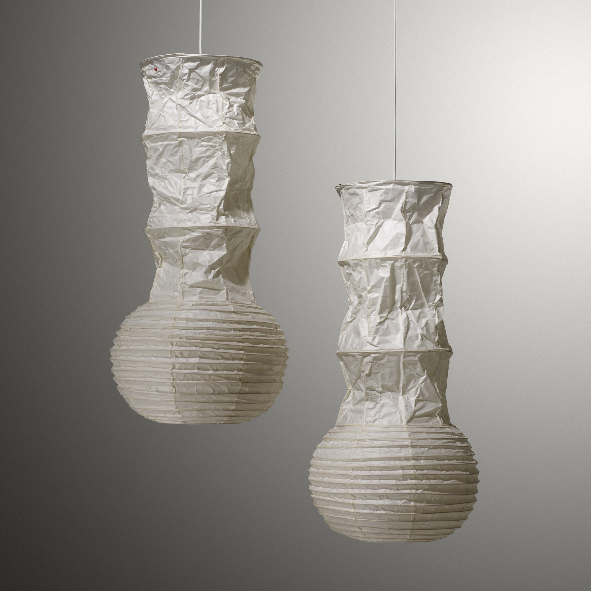 Isamu Noguchi | Akari light sculptures model S2, pair | MutualArt