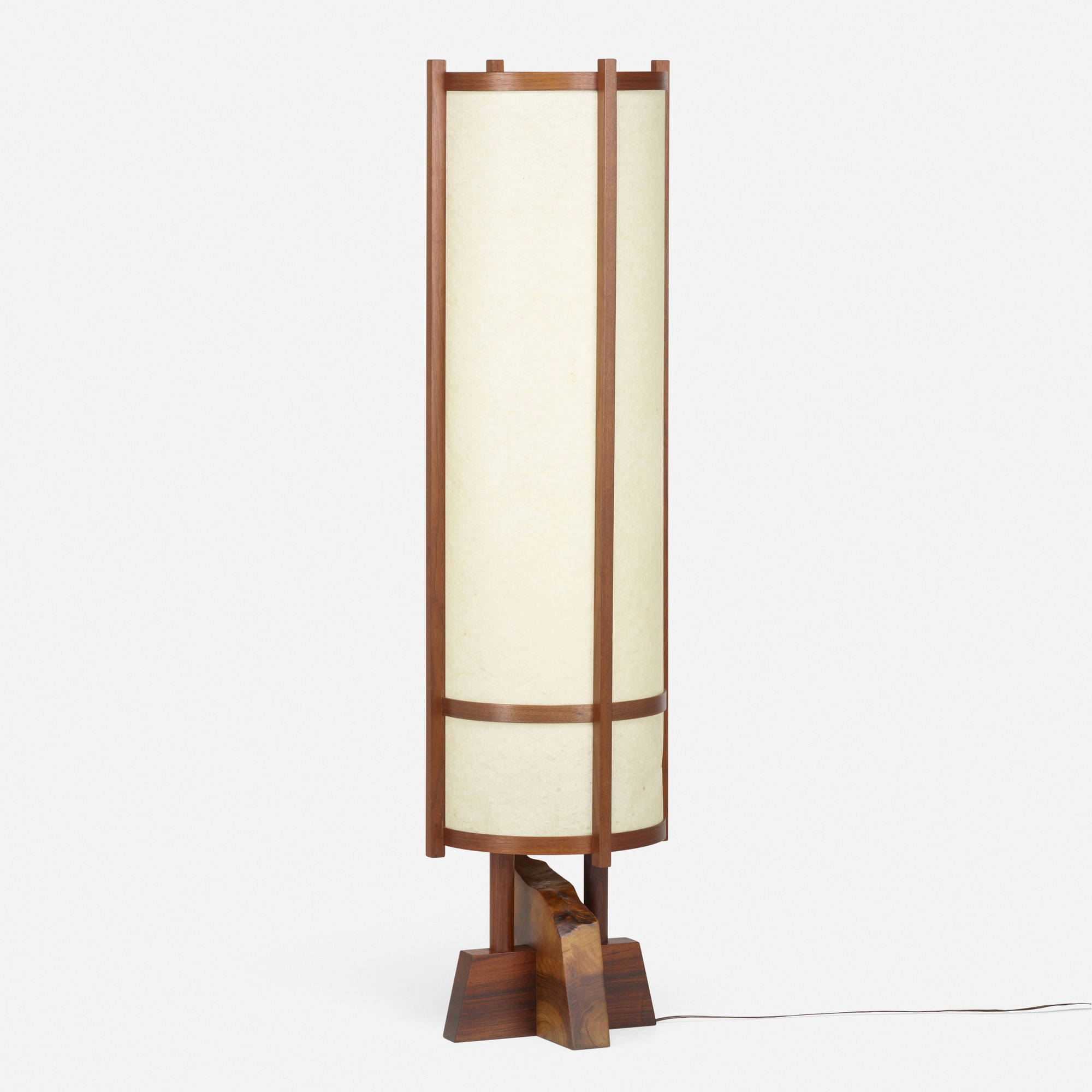 George Nakashima | Kent Hall floor lamp (1964) | MutualArt