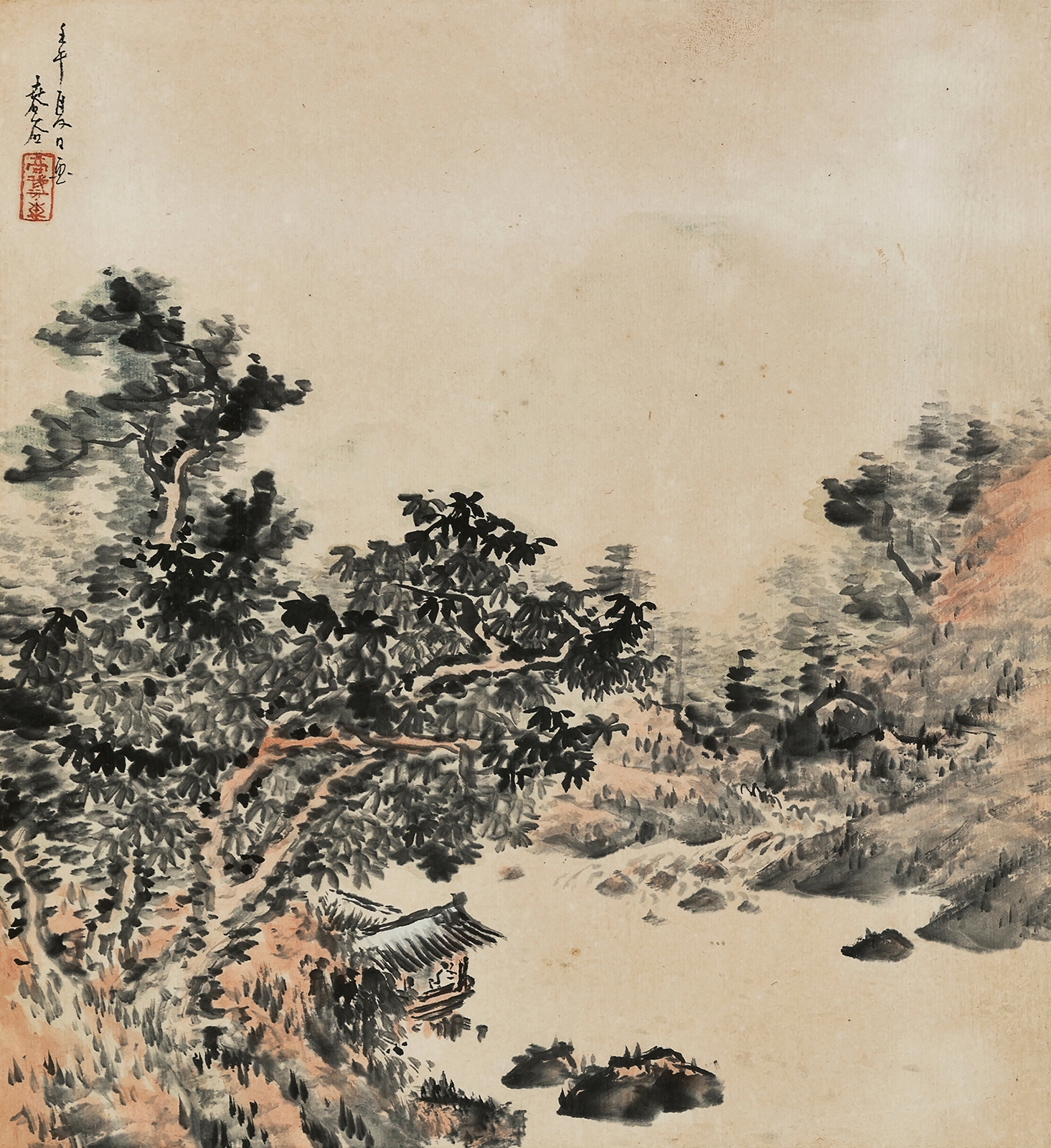 Koh Hee Dong | Landscape (1942) | MutualArt