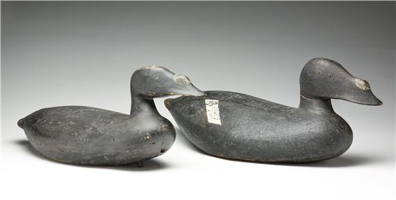 American School, 19th Century | PAIR OF AMERICAN EIDER DECOYS. | MutualArt