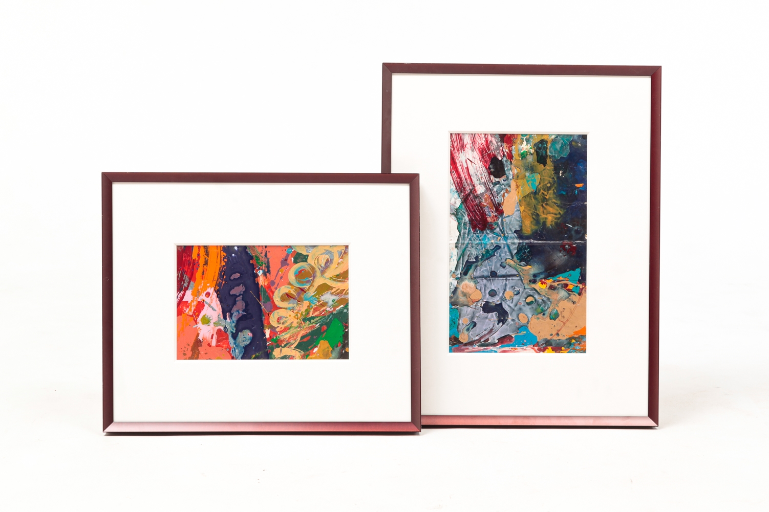 Frank Herrmann | TWO FRANK H. HERRMANN ABSTRACT PAINTINGS. | MutualArt