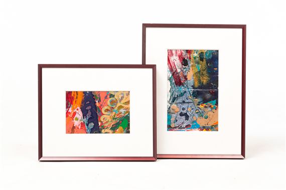 Frank Herrmann | TWO FRANK H. HERRMANN ABSTRACT PAINTINGS. | MutualArt