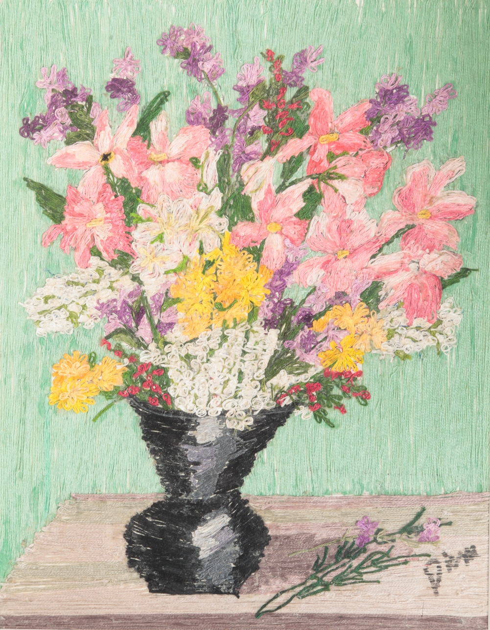 Dorothy Williams | PAIR OF YARN WORK STILL LIFES | MutualArt