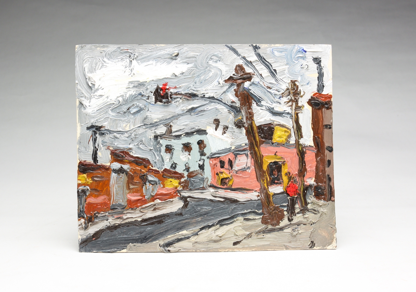 Arnold Sharrad | ARNOLD SHARRAD IMPASTO OIL PAINTING. (2008) | MutualArt