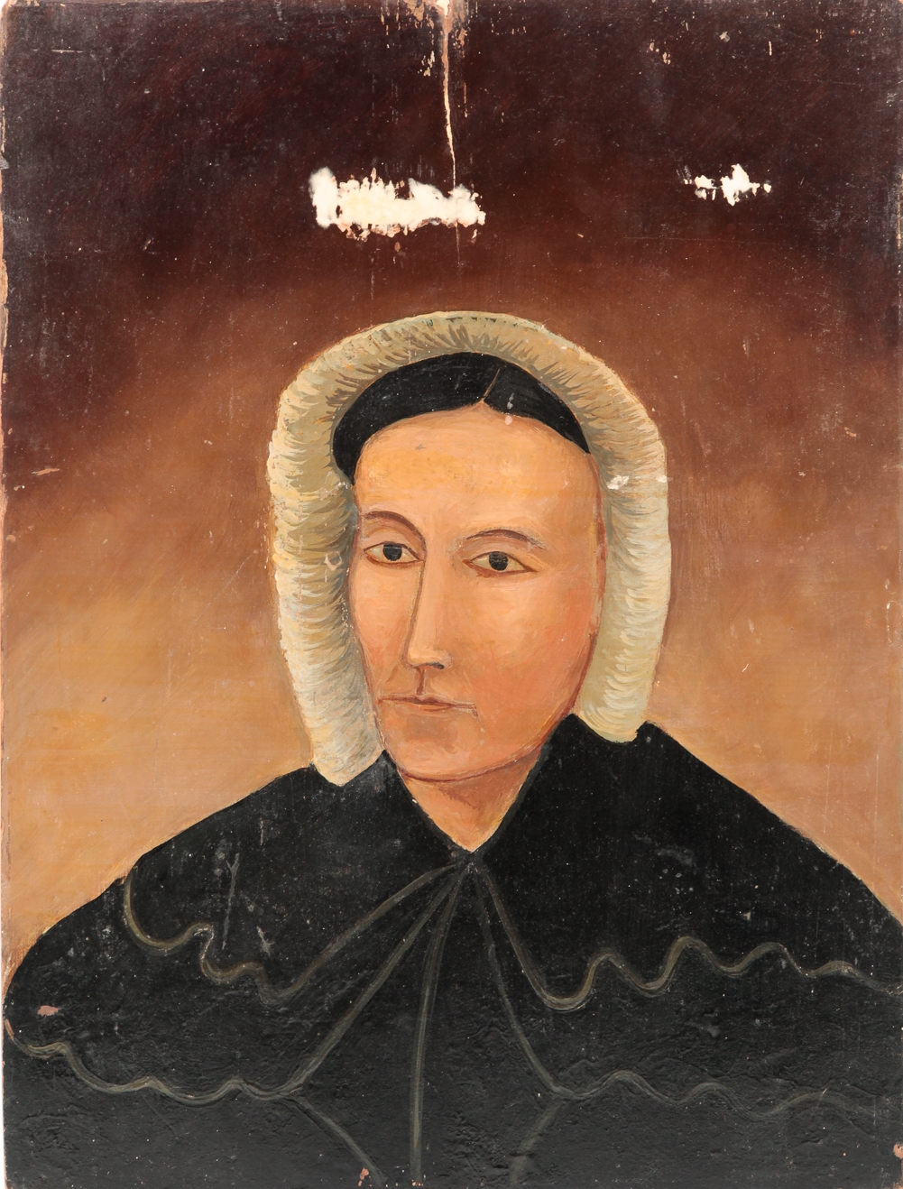 American School, 19th Century | DOUBLE SIDED MOHAWK RIVER AND PORTRAIT ...