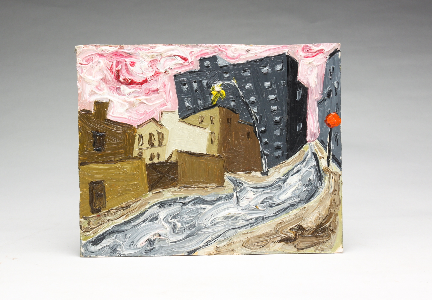 Arnold Sharrad | ARNOLD SHARRAD IMPASTO OIL PAINTING. | MutualArt