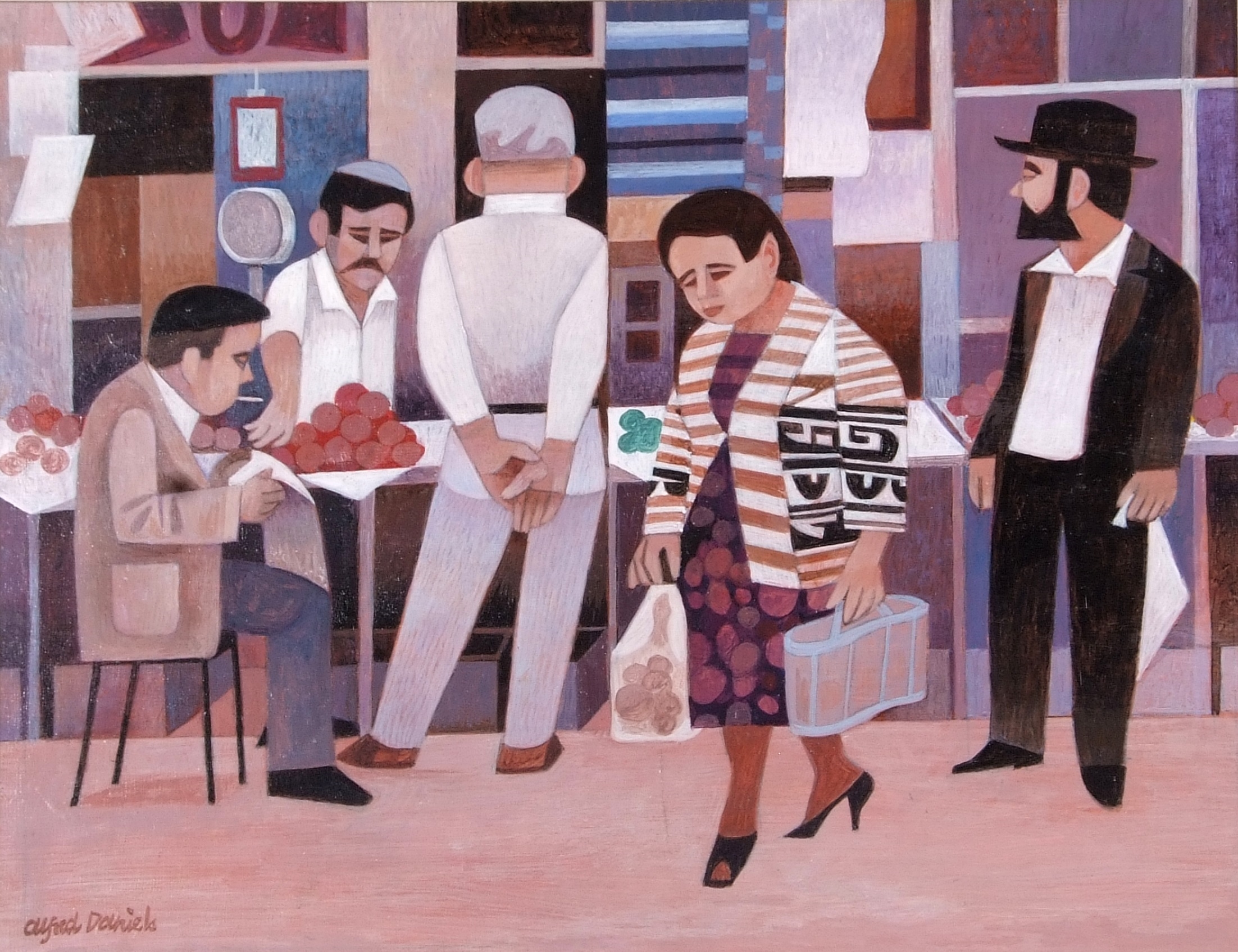 Alfred Daniels | 'Ben Yehuda' Market Jerusalem | MutualArt