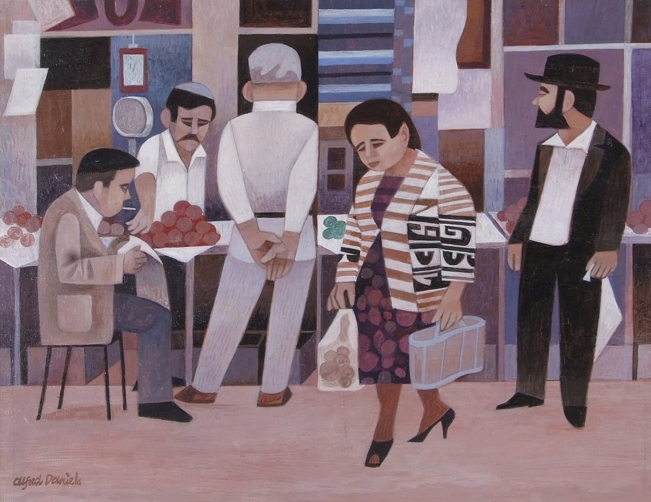 Alfred Daniels | 'Ben Yehuda' Market Jerusalem | MutualArt