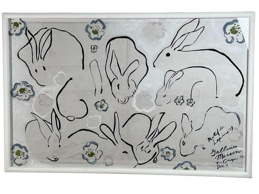 Hunt Slonem | BUNNIES | MutualArt