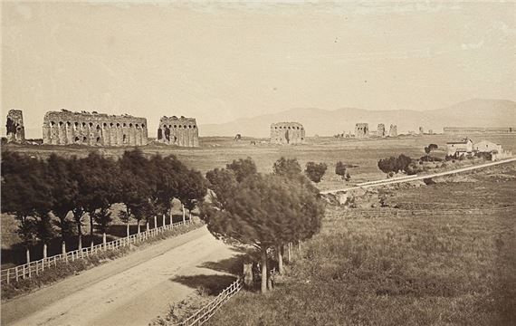 Robert MacPherson | Via Appia Nuova, Rome (Circa 1857) | MutualArt
