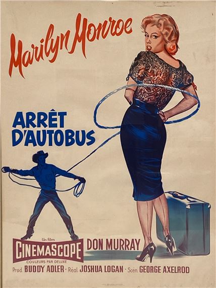 Marilyn Monroe | BUS STOP MOVIE POSTER (1956) | MutualArt