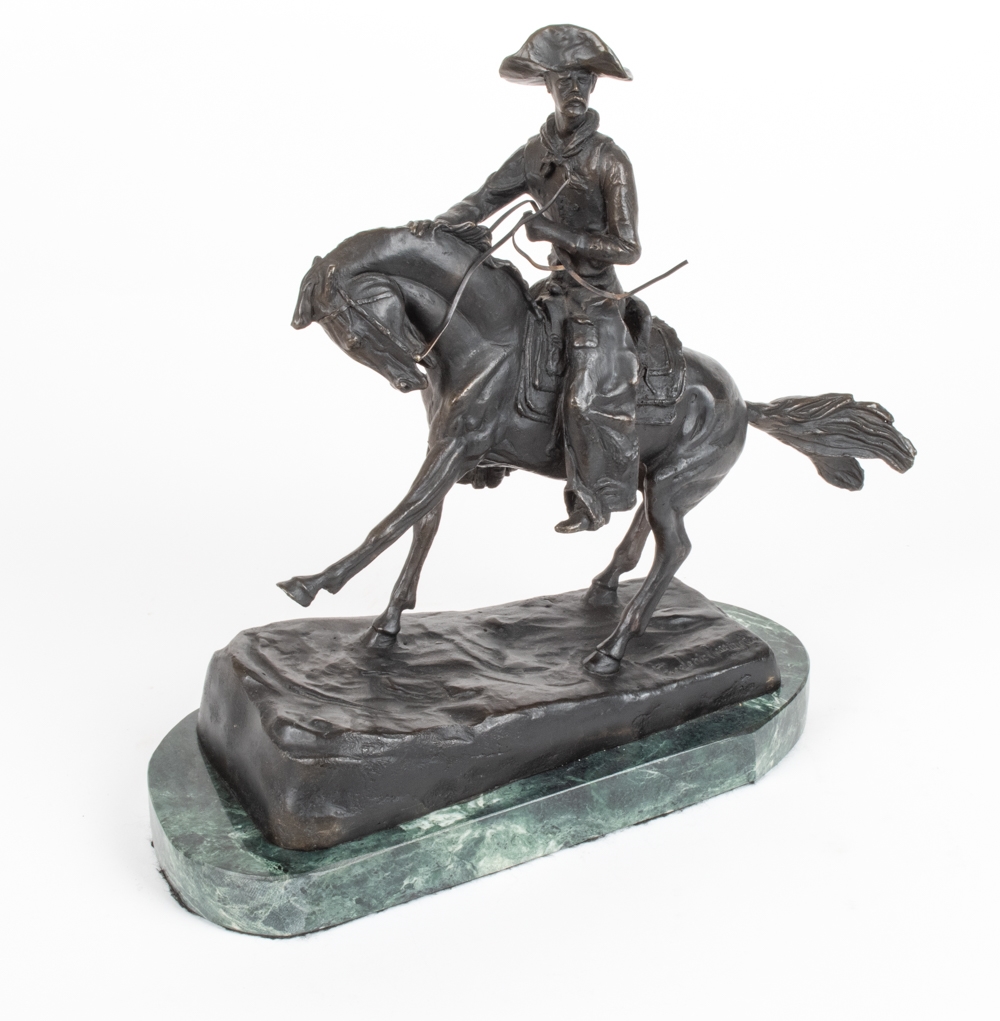 Frederic Remington | Horse and rider. | MutualArt