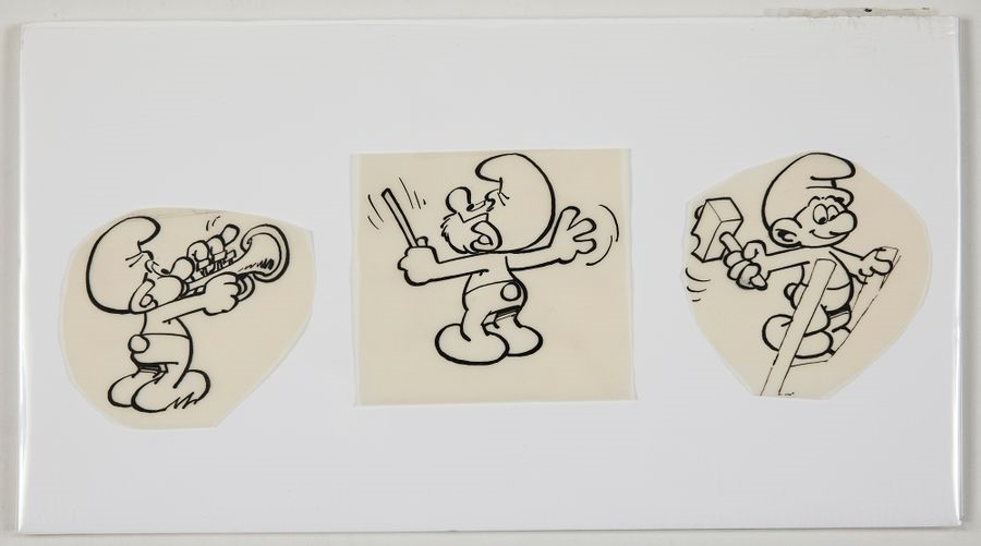 Peyo | Trio of smurfs | MutualArt